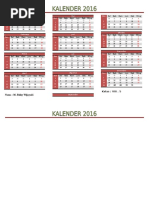 Mud Up Calendar - 2017 | PDF