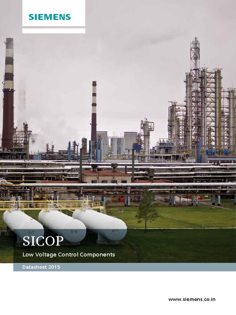 Siemens India SICOP Datasheet 2016 PDF | PDF | Relay | Electrical Wiring
