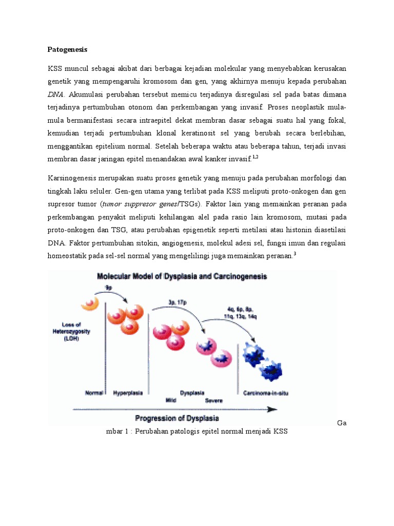 Patogenesis Dan Gambaran Klinis SCC Pada Rongga Mulut | PDF