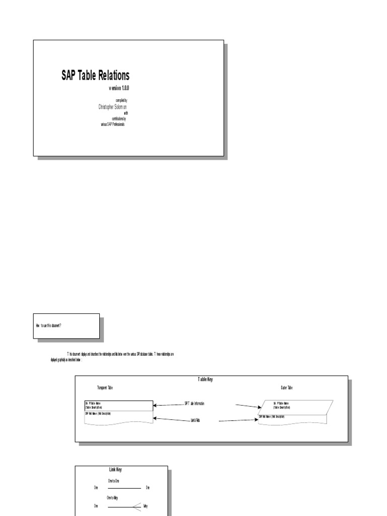 Sap Tables | PDF | Computer Data | Accounting