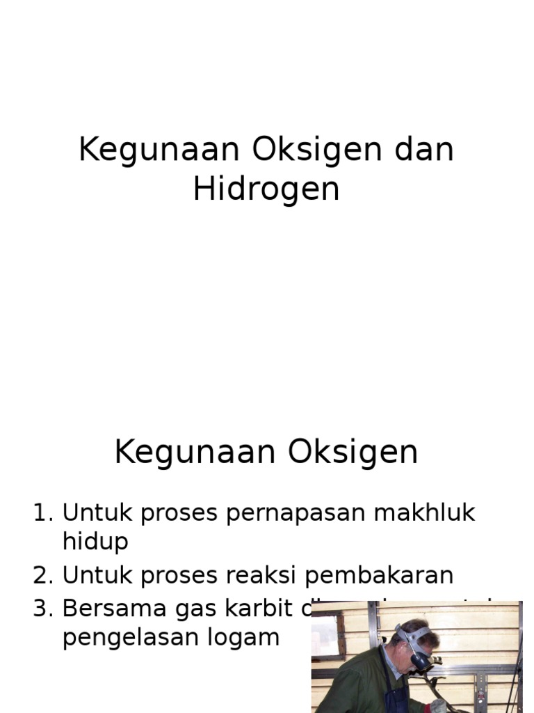 Kegunaan Oksigen Dan Hidrogen | PDF