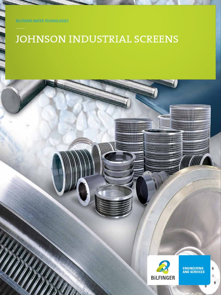 Johnson Industrial Screens | PDF | Filtration | Solid