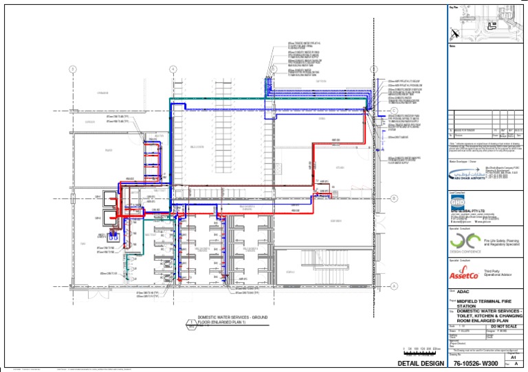 W300 76-10526-Detail Design: 1 Domestic Water Services - Ground Floor ...