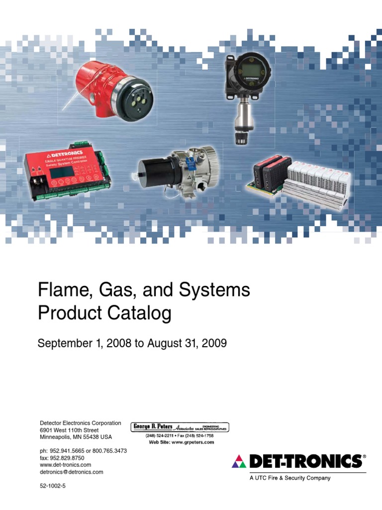 DET-TRONICS Product Catalog.pdf | Infrared | Ultraviolet