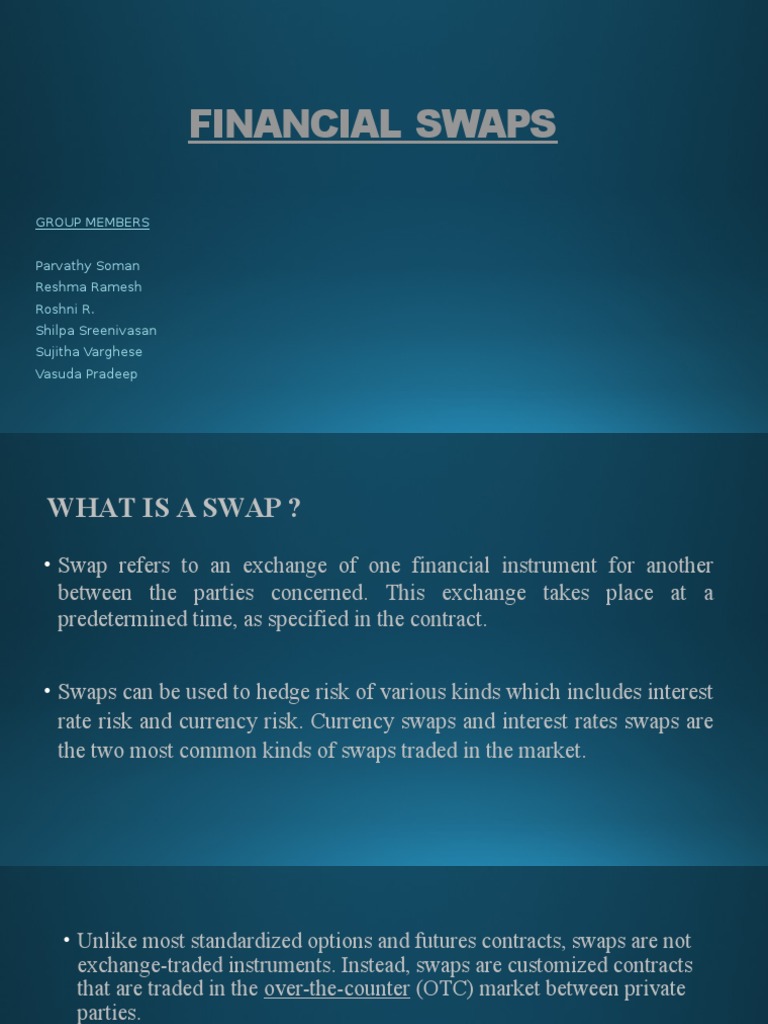 Financial Swaps Edited | PDF | Swap (Finance) | Currency Swap