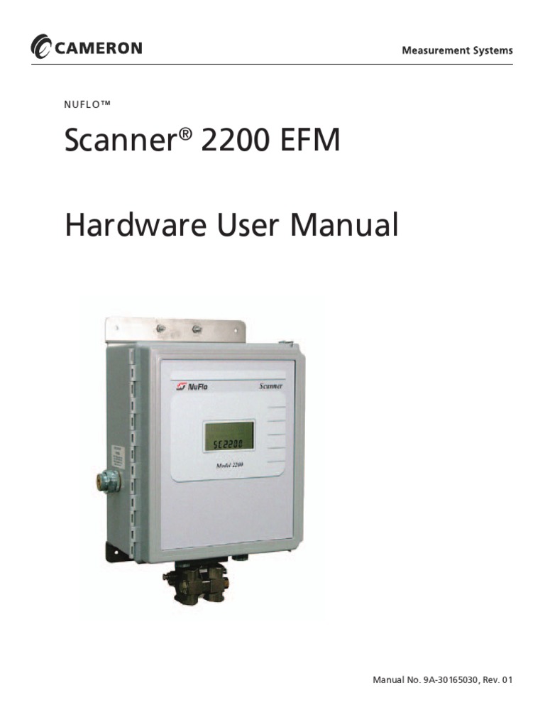 Scanner 2200 Manual | PDF | Flow Measurement | Gases