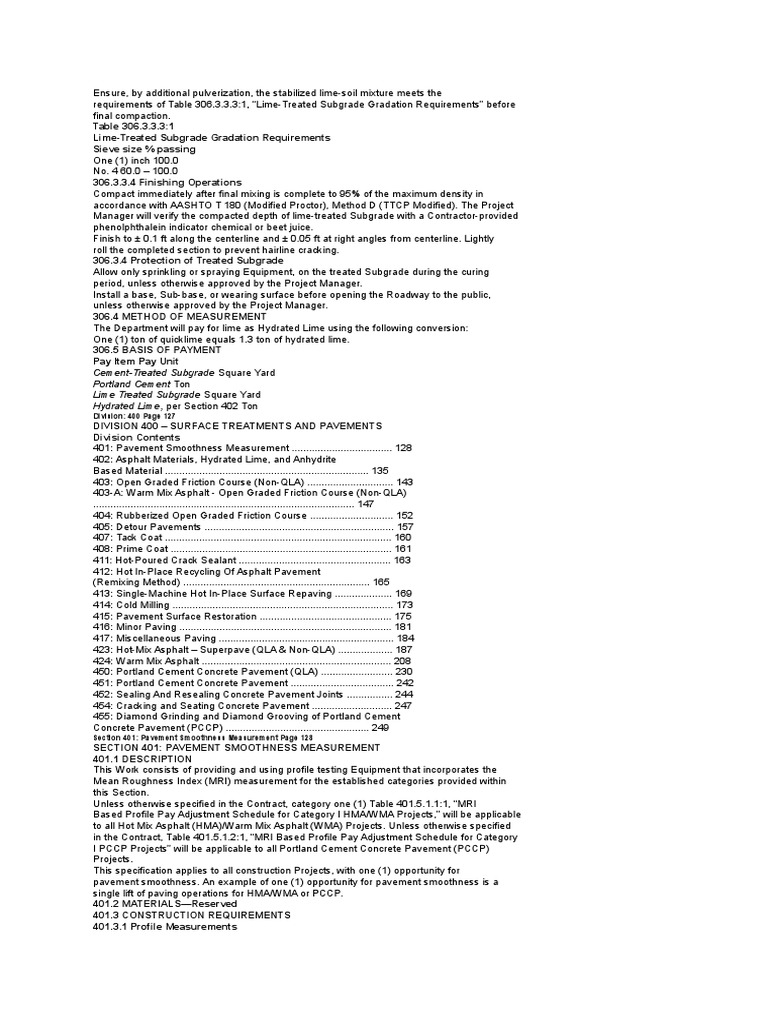 Cement-Treated Subgrade Square Yard Portland Cement Ton Lime Treated ...