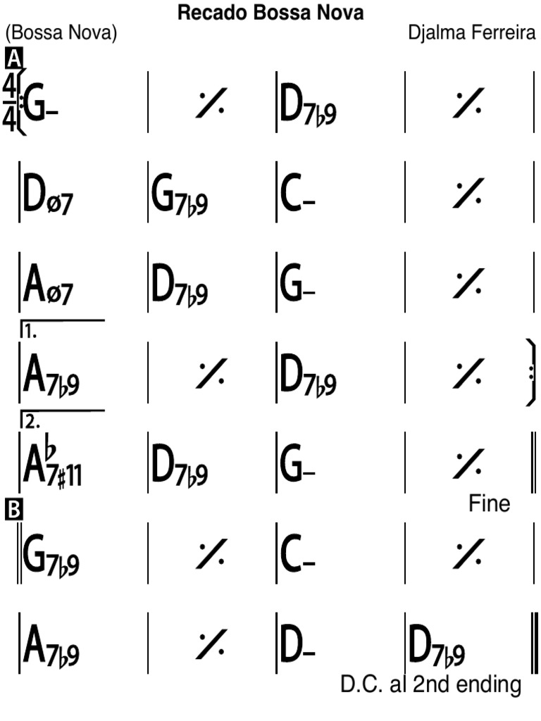 Recado Bossa Nova | PDF