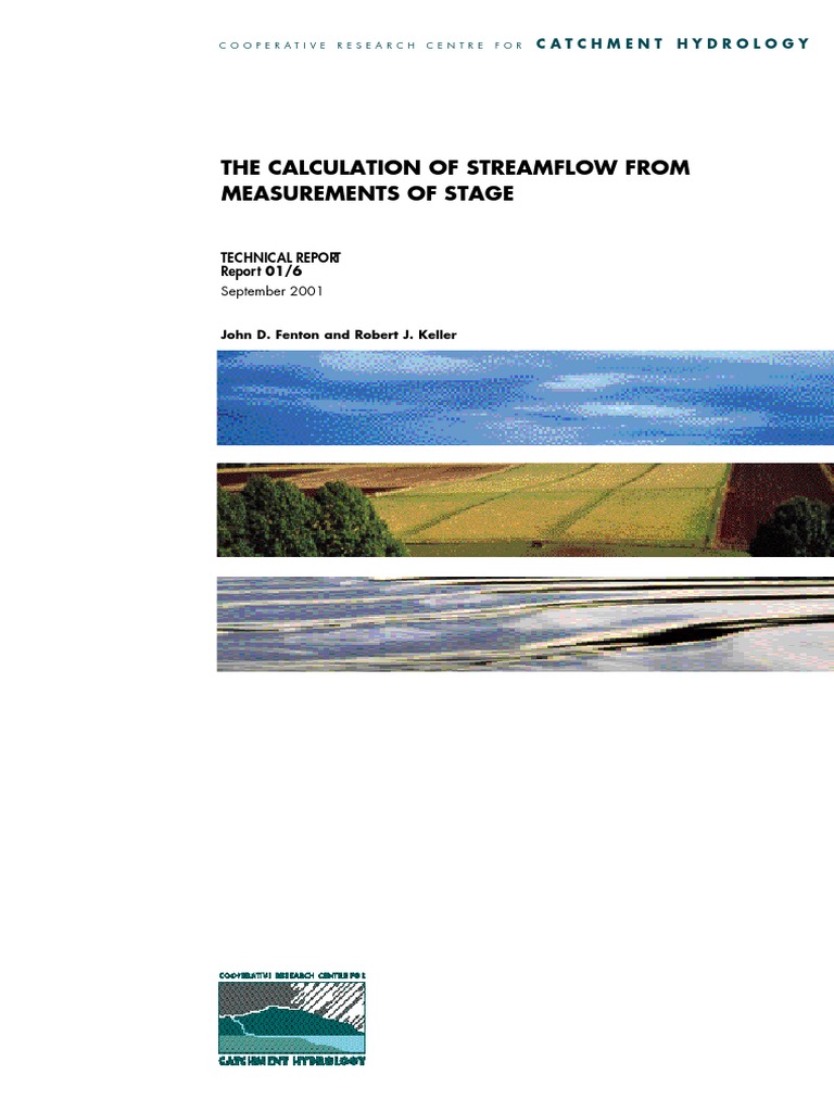 Calculation of Streamflow From Measurements of Stage PDF | PDF | Discharge (Hydrology) | Flood