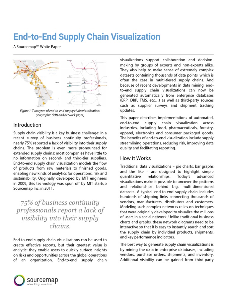 End-to-End Supply Chain Visualization by Sourcemap | PDF | Supply Chain ...