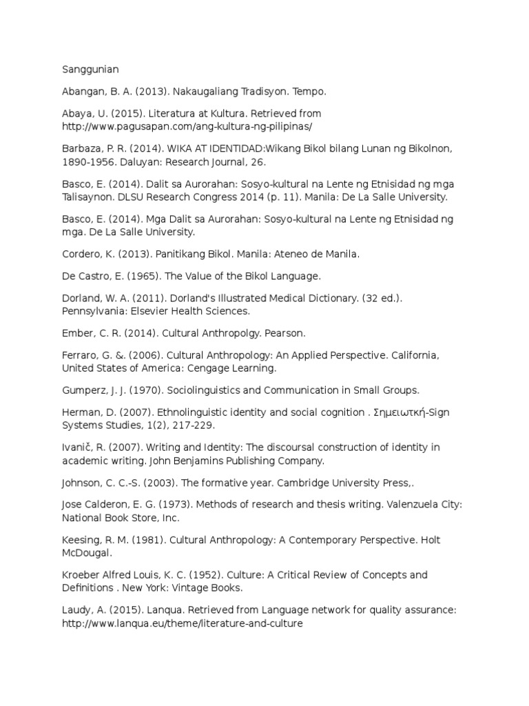 Sanggunian | PDF | Museology | Academia