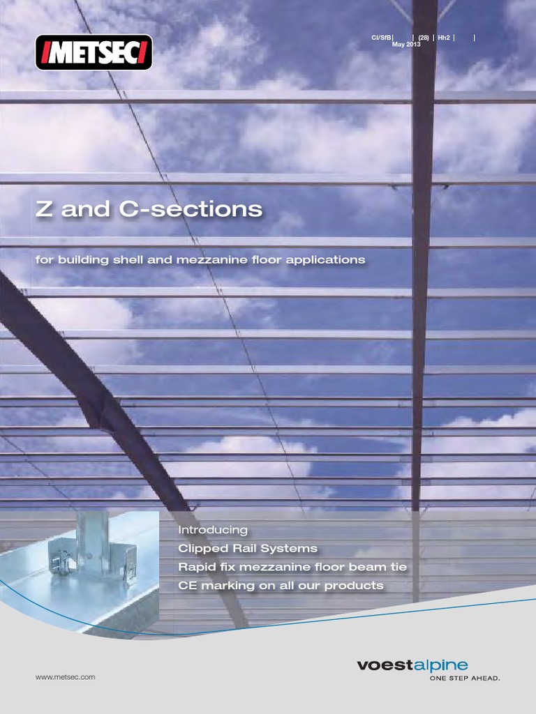 Metsec Purlin Technical Manual PDF | PDF | Roof | Beam (Structure)