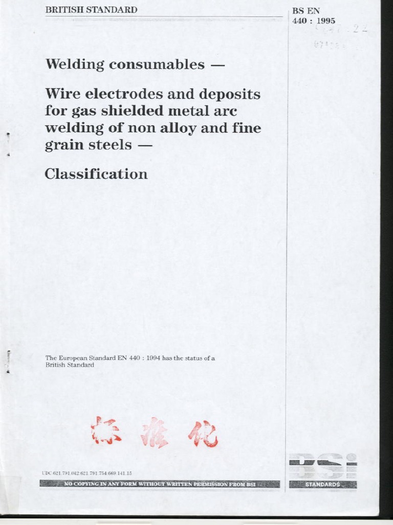 BS en 440-1995 | PDF