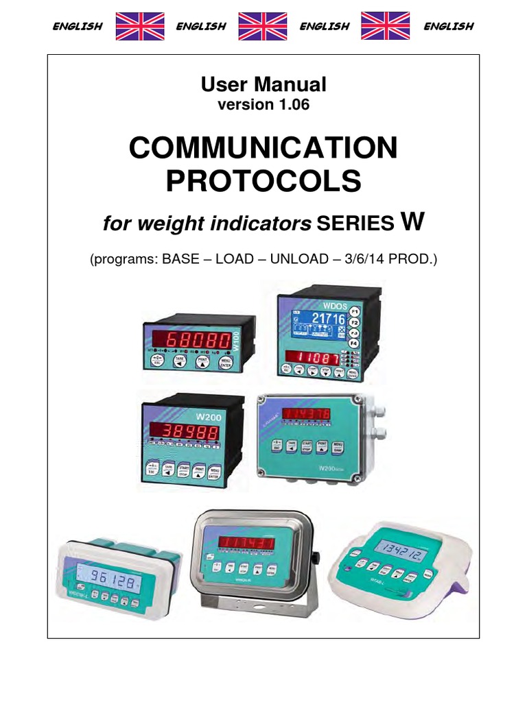 Communication Protocols For W Series | PDF | Ascii | String (Computer Science)