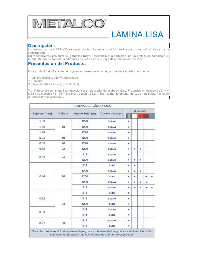 Catalogo de Metalco 2017 | PDF | Tubería (transporte de fluidos) | Acero