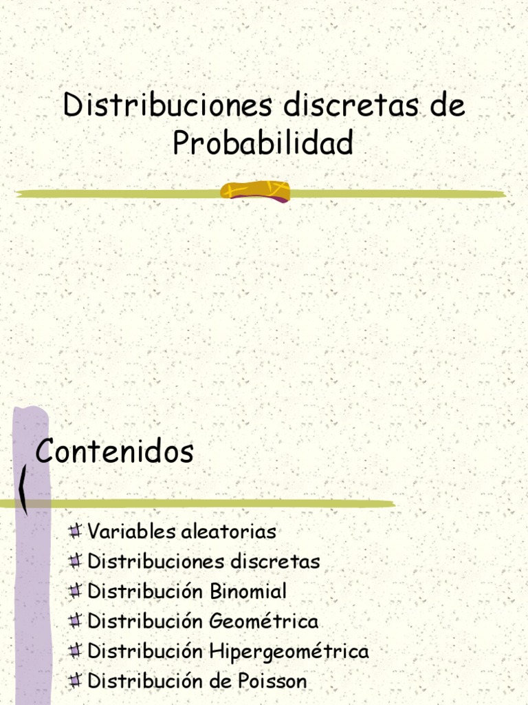 Distribución de probabilidades de variable discreta | Distribución de ...