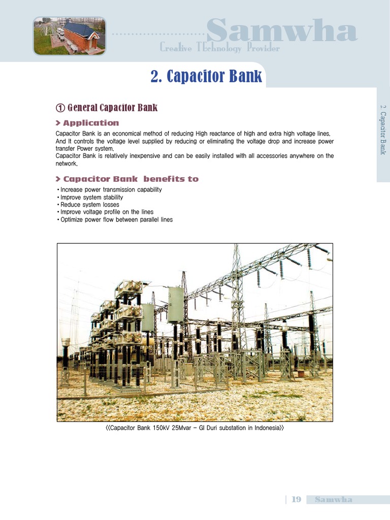 Capacitor Bank | PDF | Capacitor | Electric Power Transmission