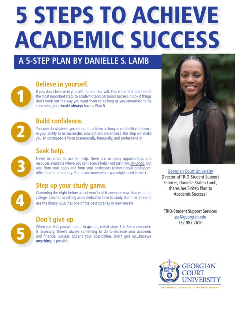5 Steps to Academic Success Guide | PDF
