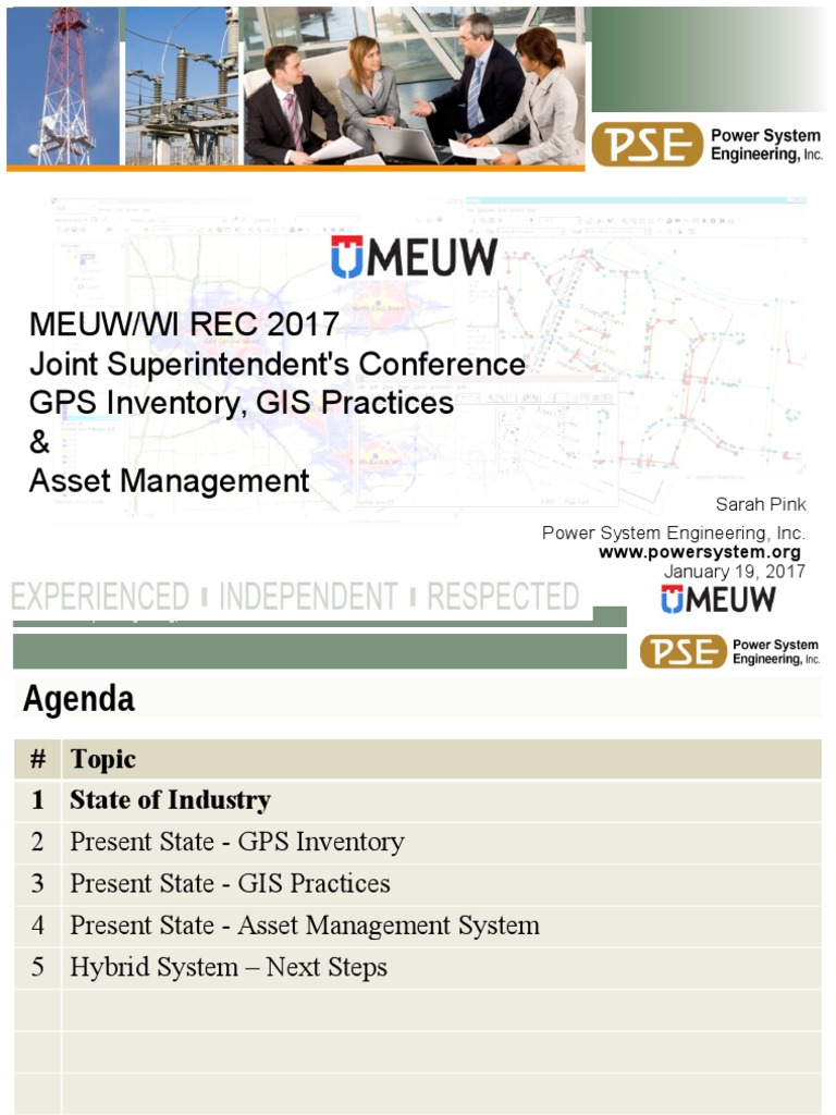Meuw/Wi Rec 2017 Joint Superintendent's Conference GPS Inventory, GIS ...