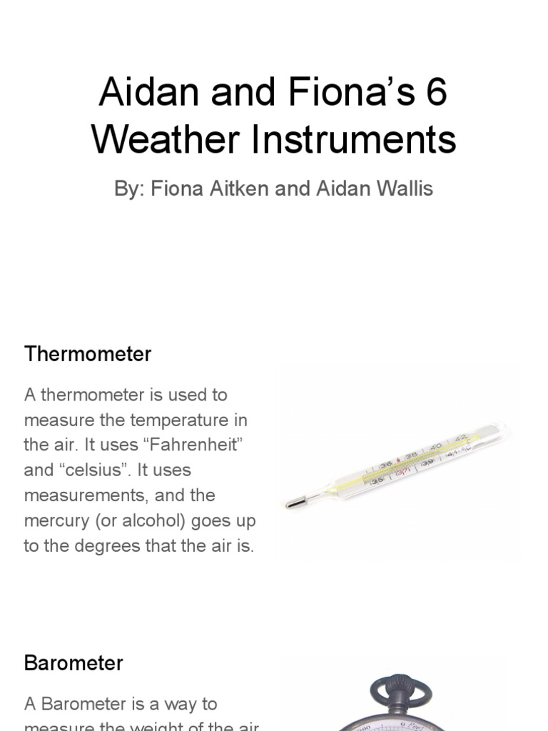 The 6 Weather Instruments 1 | PDF