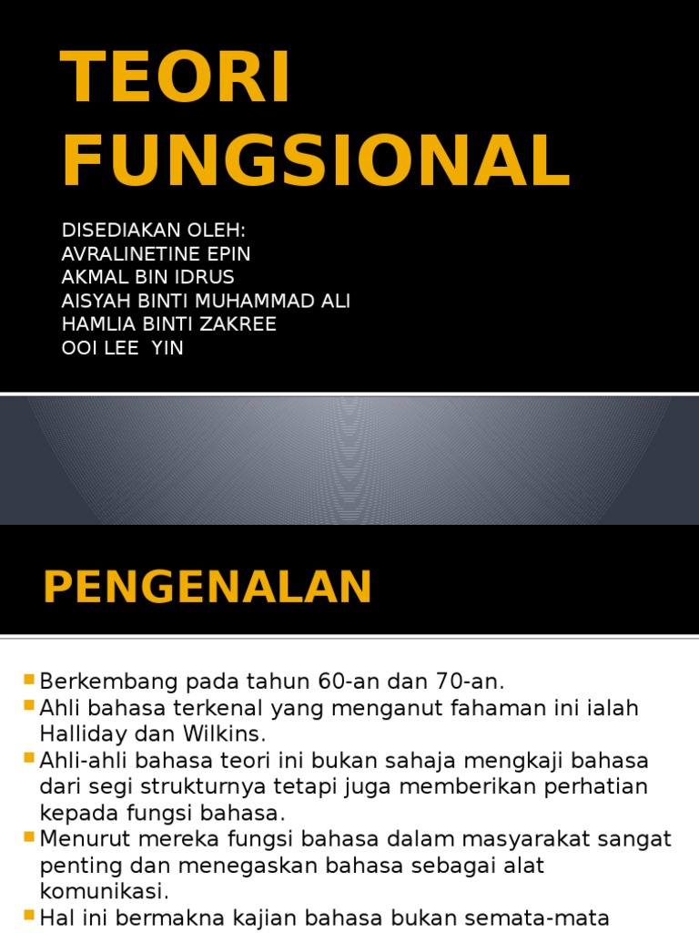 Teori Fungsional | PDF
