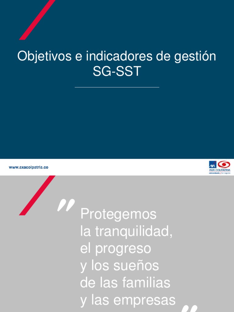 Objetivos e Indicadores de Gestion SG-SST 680 2016 08-01-14!54!01 | PDF