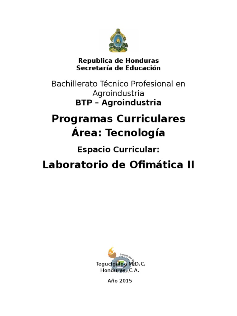 Laboratorio de Ofimatica II | PDF | Hoja de cálculo | Cálculo