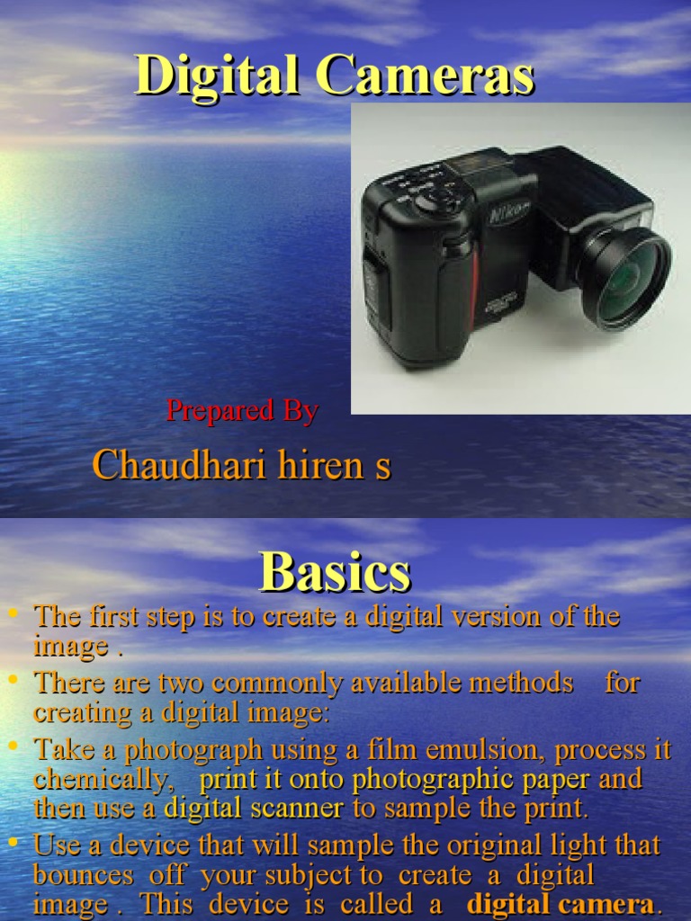 Digital Camera | PDF | Charge Coupled Device | Camera