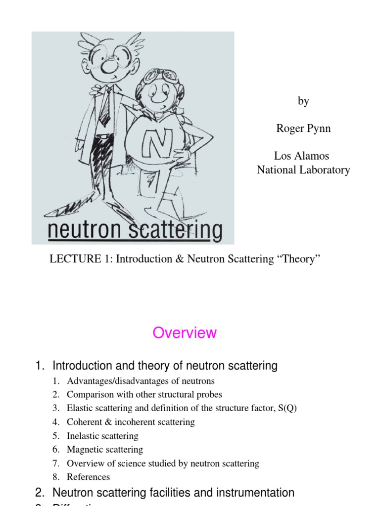 Neutron Scattering Theory Overview | PDF | Neutron | Scattering