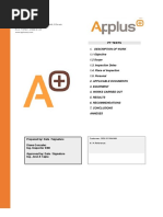 Visual Inspection Report Form | PDF | Nondestructive Testing | Applied ...