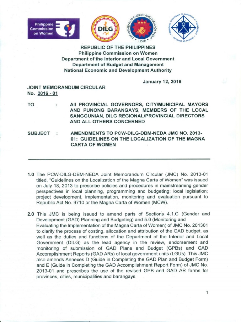 Guidelines for LGU GAD Database Setup | PDF | Sex Education | Family ...