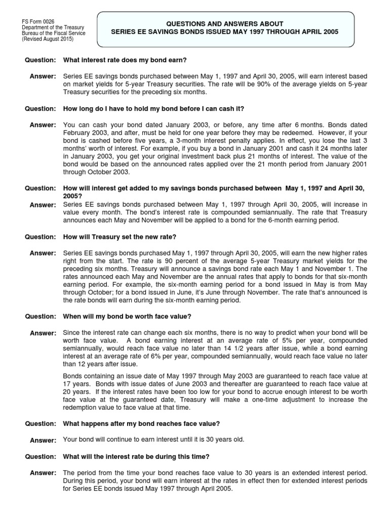 Sav PDP 0026 | PDF | United States Treasury Security | Bonds (Finance)