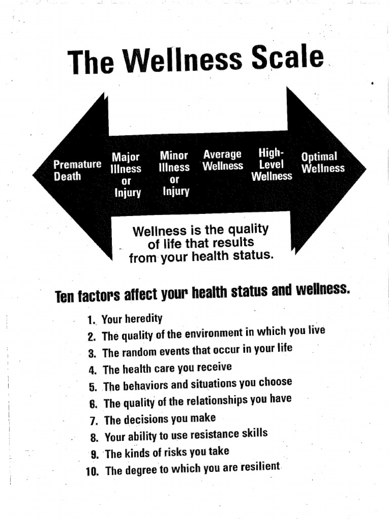 004 - Wellness Scale | PDF