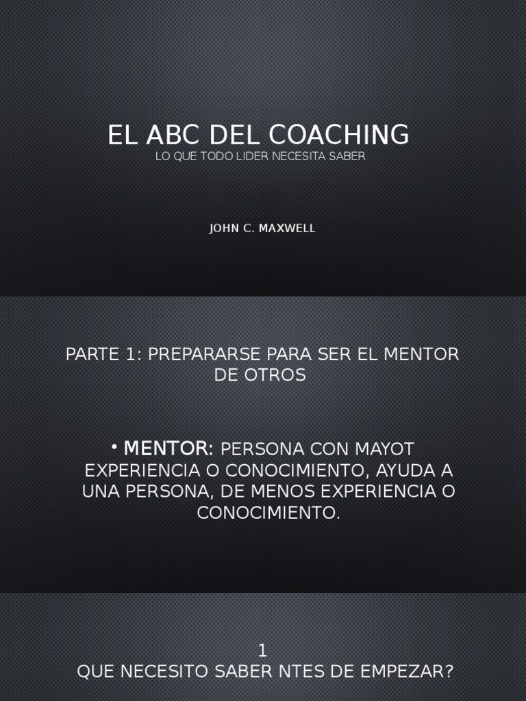 El ABC Del Coaching | PDF | Adolf Hitler