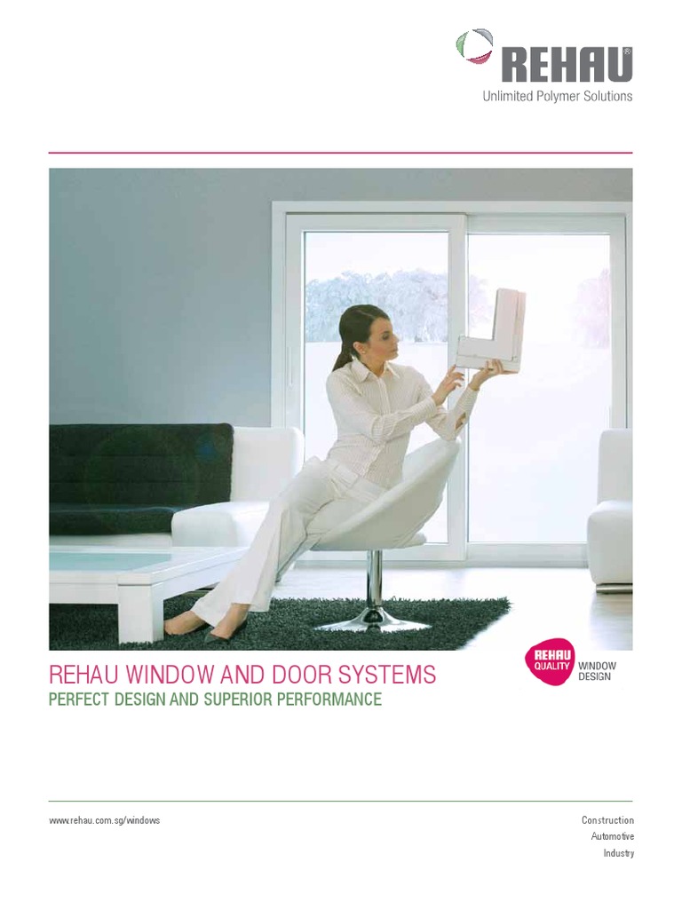 Rehau Windows and Doors System Brochure | PDF | Decibel | Window