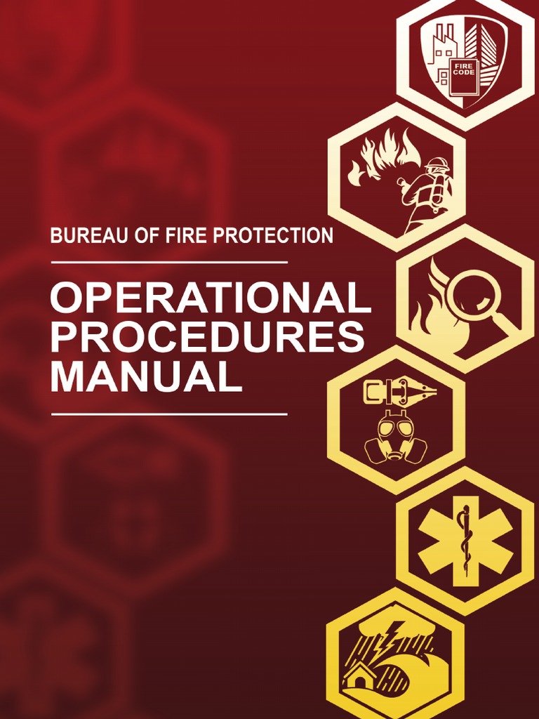 BFP Operational Procedures Manual | PDF | Fire Safety | Cbrn Defense