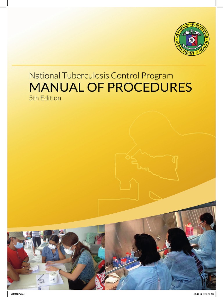 Tubercolosis Control Program Manual of Procedure | PDF | Tuberculosis ...
