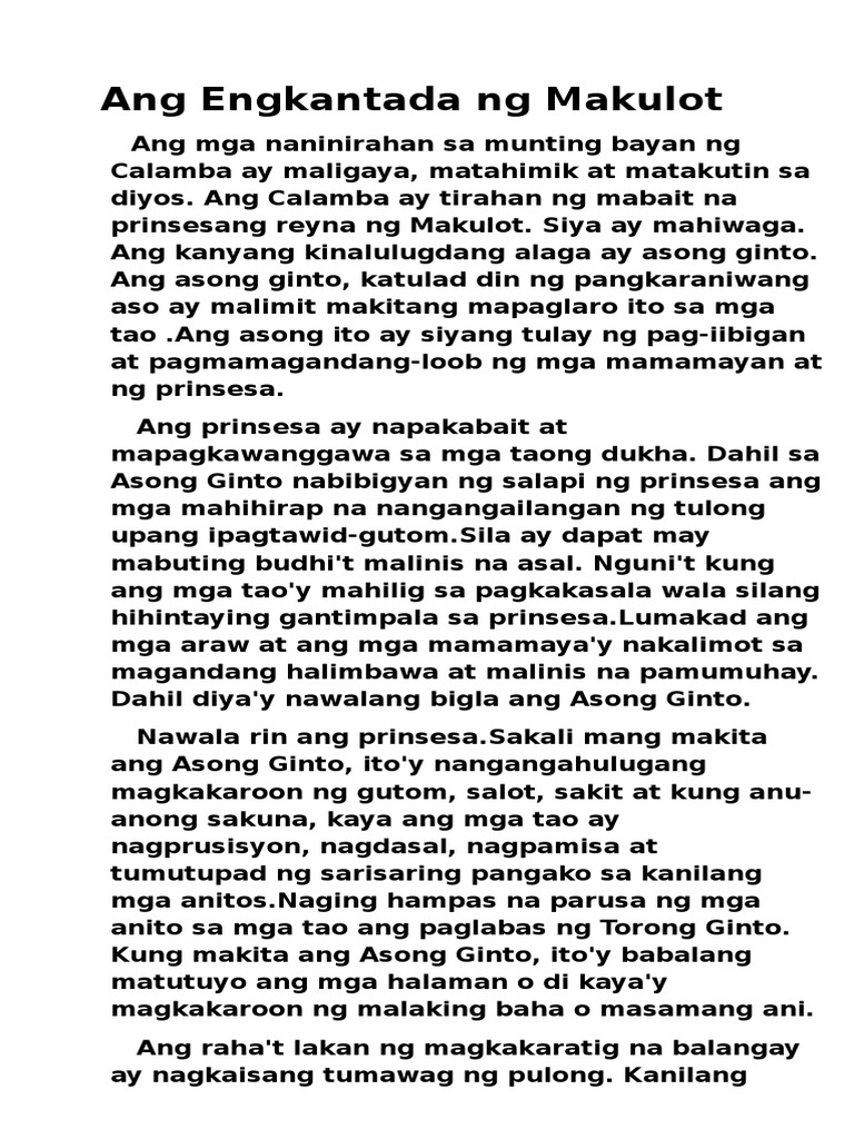 Maikling Kwento | PDF