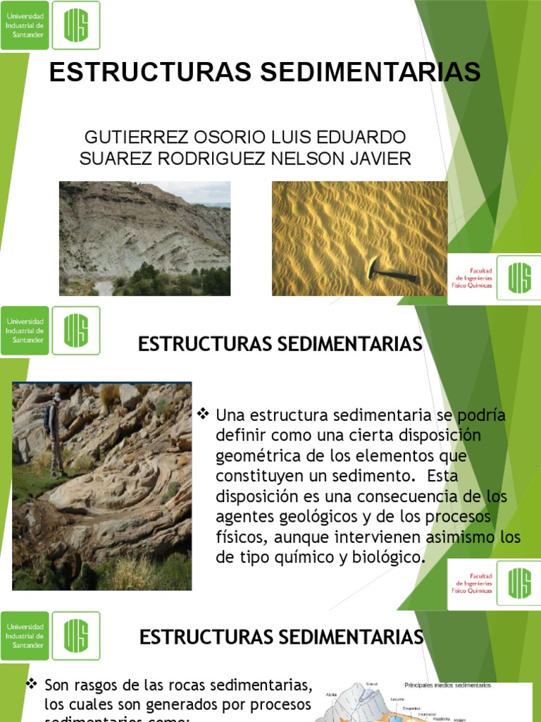 ESTRUCTURAS SEDIMENTARIAS CORREGIDO | Estrato | Roca sedimentaria
