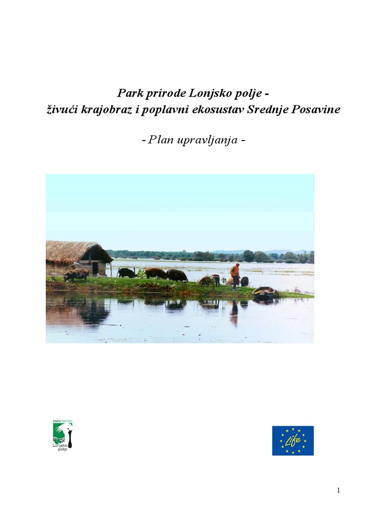 Park Prirode Lonjsko Polje Plan Upravljanja | PDF