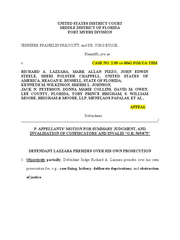 Appeal Against Judicial Corruption Claims | PDF | Vexatious Litigation ...