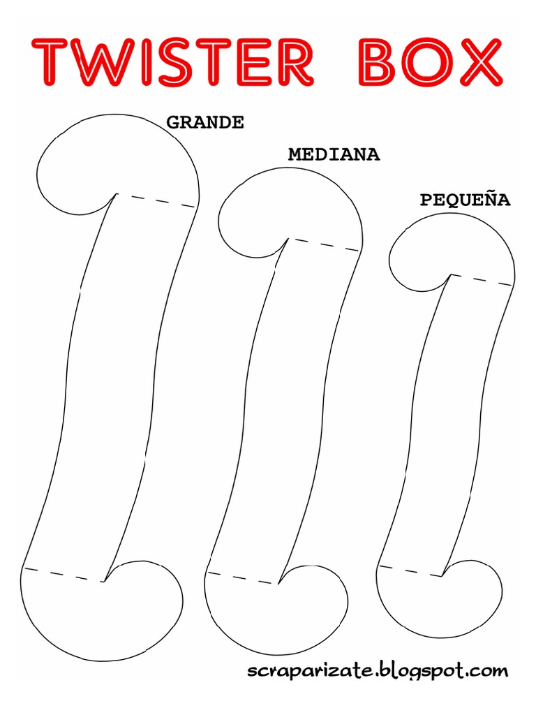 Twister Box Plantilla | PDF
