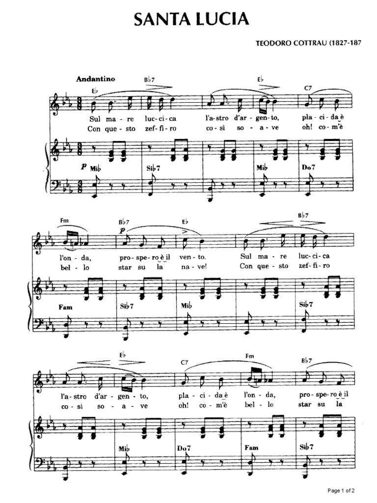 Santa Lucia | PDF