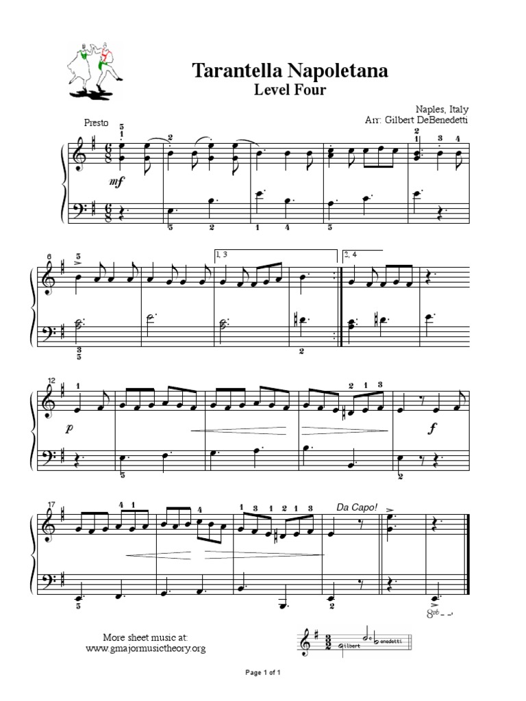 Tarantella Napoletana | PDF