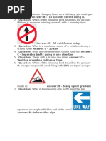 Guam Drivers Written Exam Study Guide | PDF | Traffic Light | Traffic