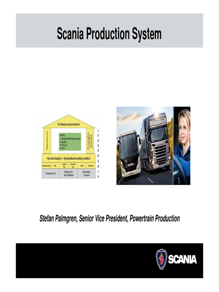 Scania Production System PDF | PDF | Leadership | Industries