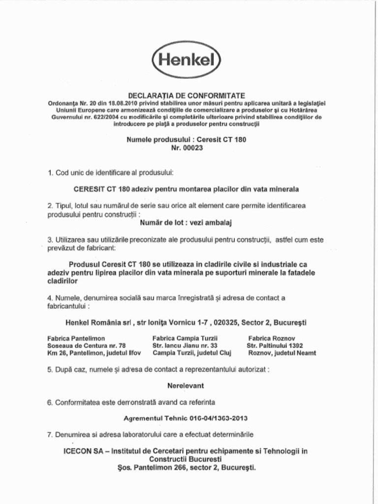 Ceresit CT 180 PDF | PDF