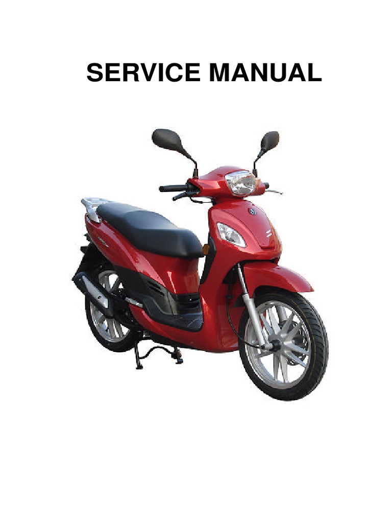 SYM Service Manual Title Page | PDF | Carburetor | Electrical Connector