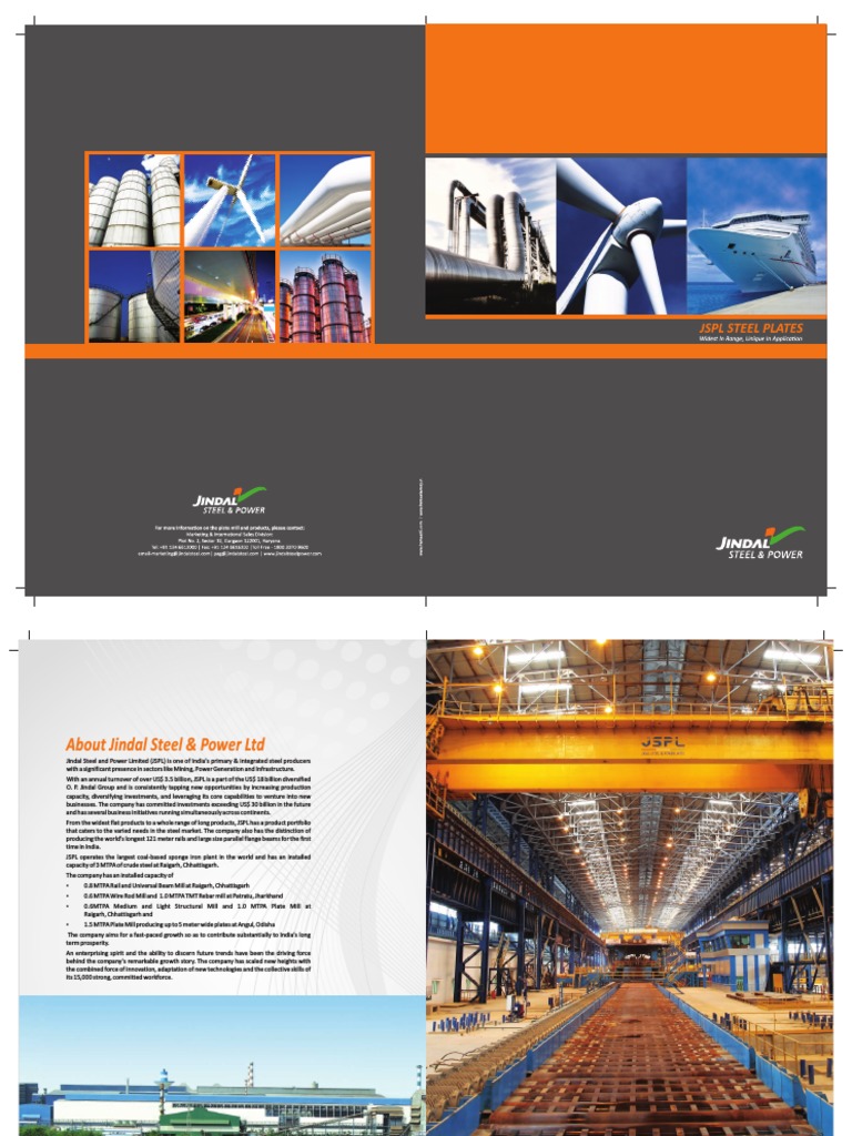 Plates & Coils - Jindal Steel & Power LTD | PDF | Structural Steel ...