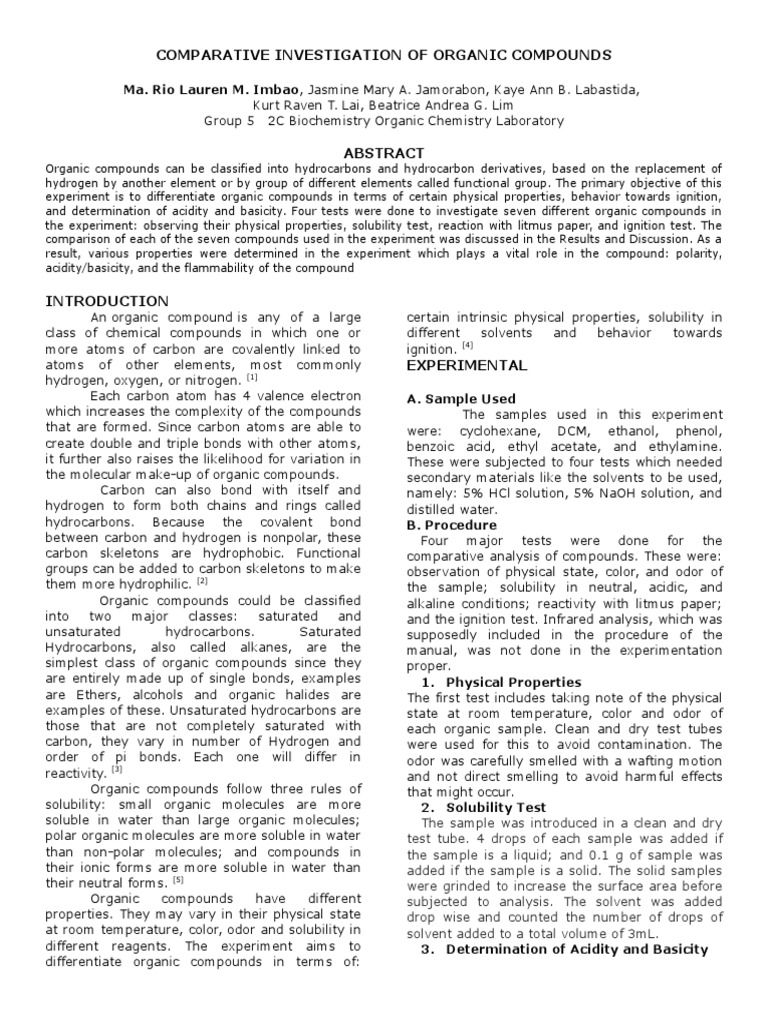 Formal Report - Experiment 6 | PDF | Solubility | Solution